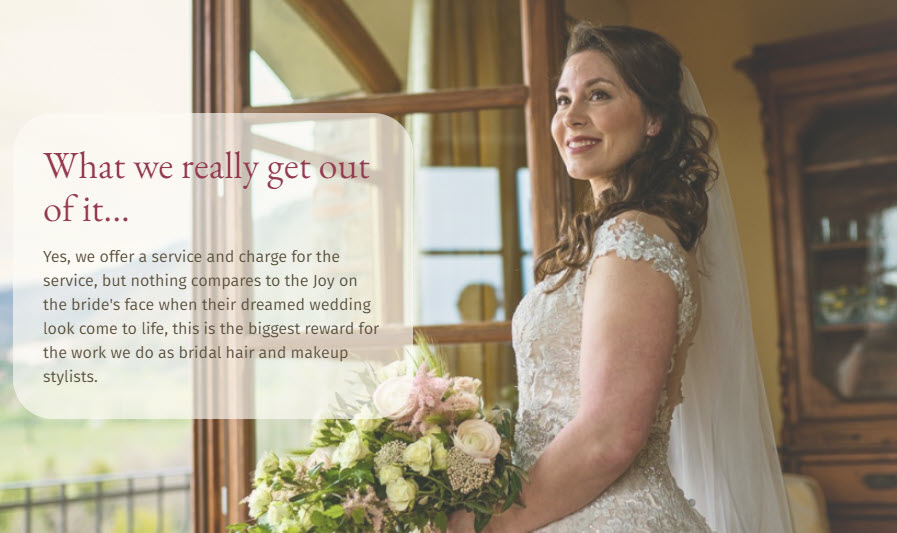 The Deeper Meaning Behind Bridal Hair and Makeup Artistry – Tuscany ...